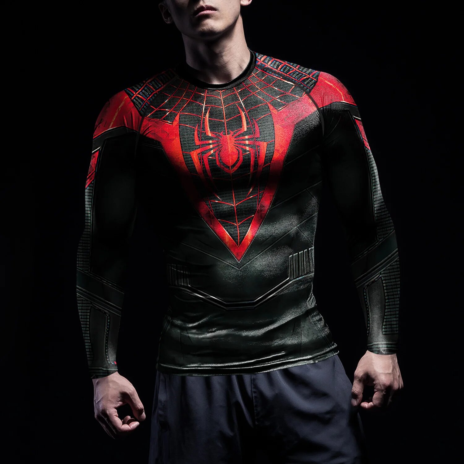 Мужские рашгарды NADANBAO с 3D-принтом супергероев М, B137-108