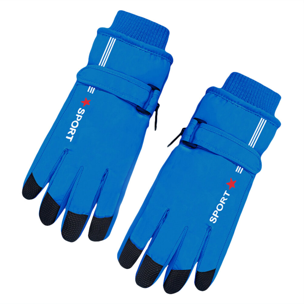 Детские варежки, зимние перчатки, зимние перчатки, водонепроницаемые термозащитные перчатки, ветрозащитные перчатки для холодной погоды для мальчиков и девочек