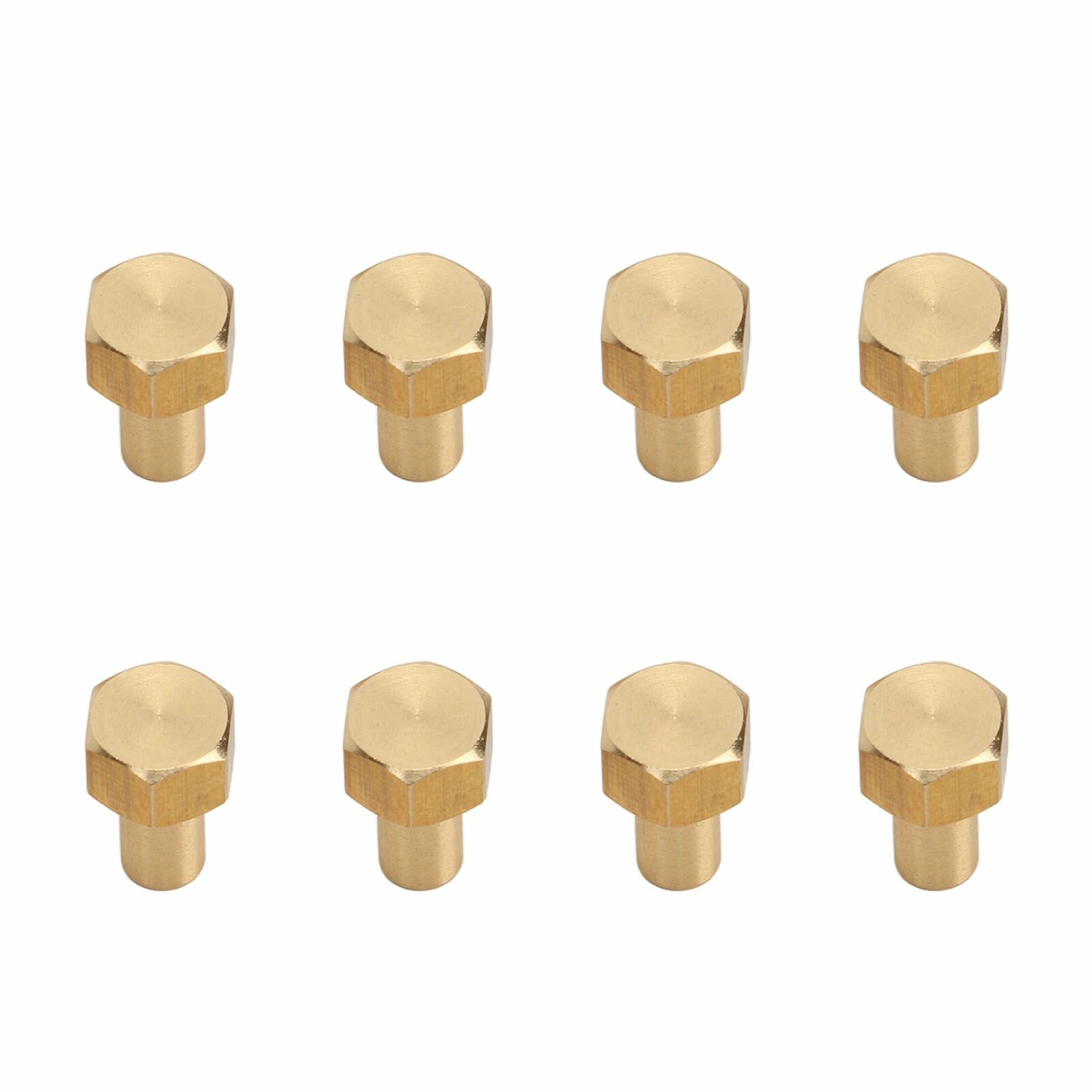 8 шт. 1/24 RC шестигранная гайка из латуни, износостойкая, для колесных болтов