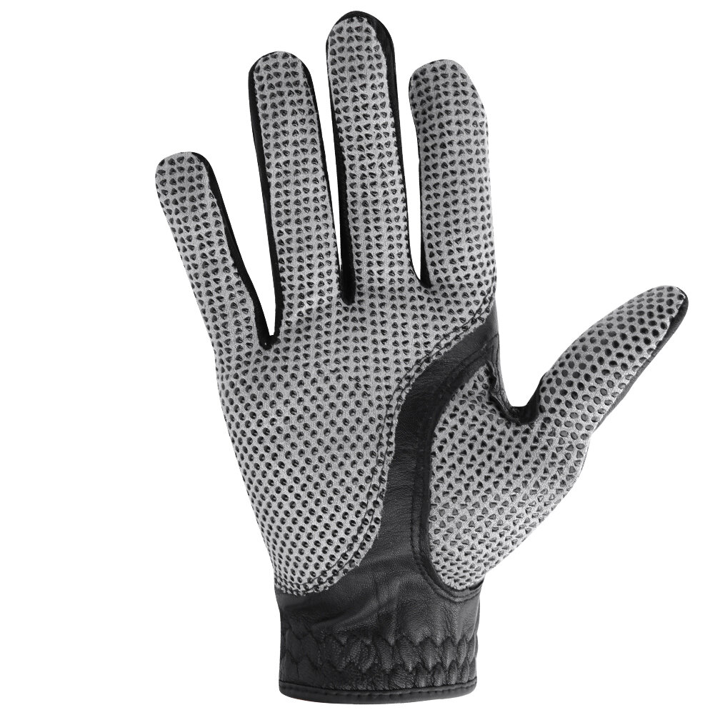 1 шт. Черные мужские перчатки для гольфа из искусственной овчины, нескользящие, мягкие, дышащие, аксессуары для гольфа (правая рука, размер 26)