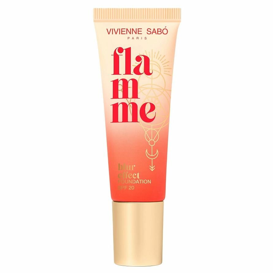 Тональная основа для лица Vivienne Sabo Flamme Blur Effect Foundation SPF20, 01