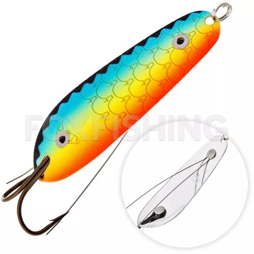 Блесна колеблющаяся Kuusamo Rasanen 70/10 7см. 10гр. BL/BLU/Fye/FR-S