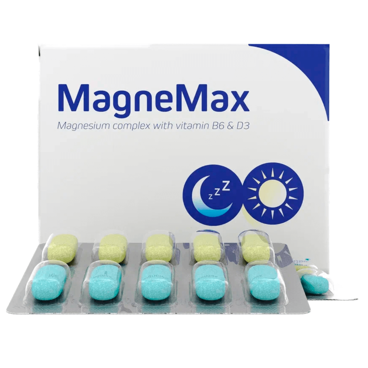МагнеМакс (Магний с витаминами В6 и D3), 60 таблеток, Avicenna