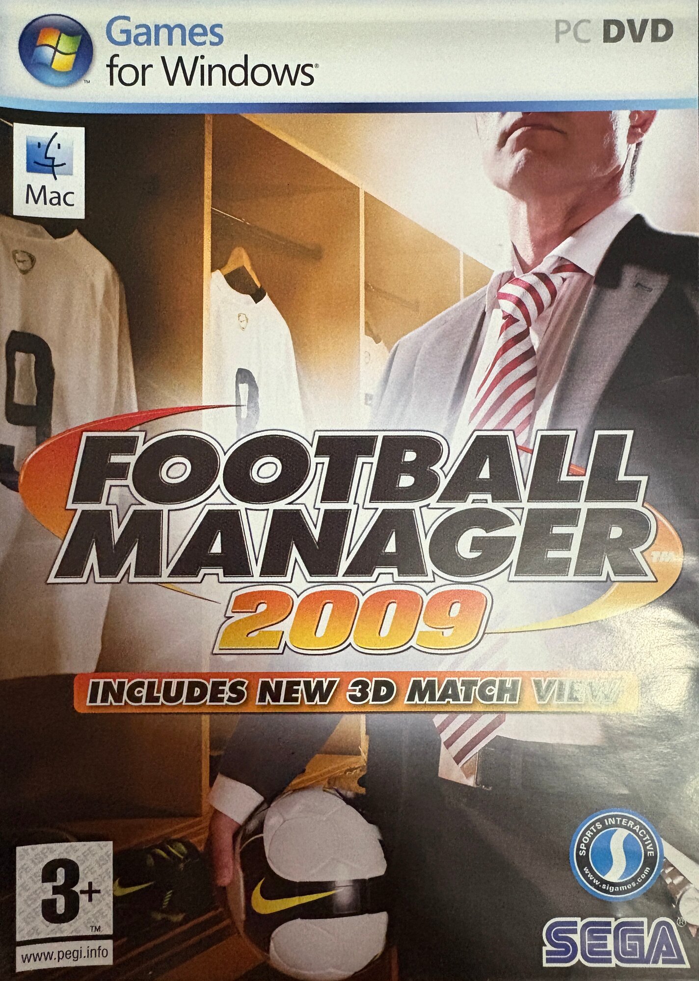 Игра для компьютера: Football Manager 2009 Европейское издание (англ. версия) (DVD-box) Лицензионный диск