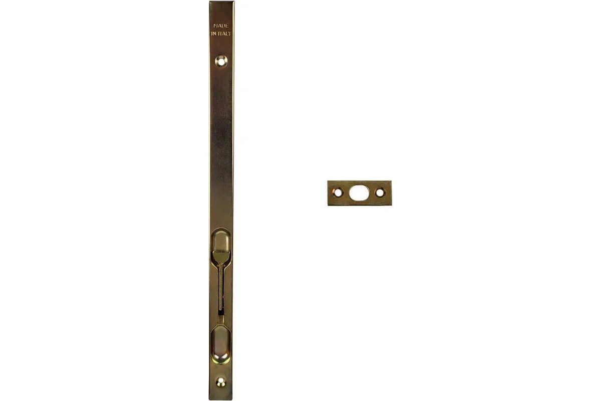 ALDEGHI LUIGI SPA Торцевой шпингалет 300 мм из стали с латунным покрытием 202AO30
