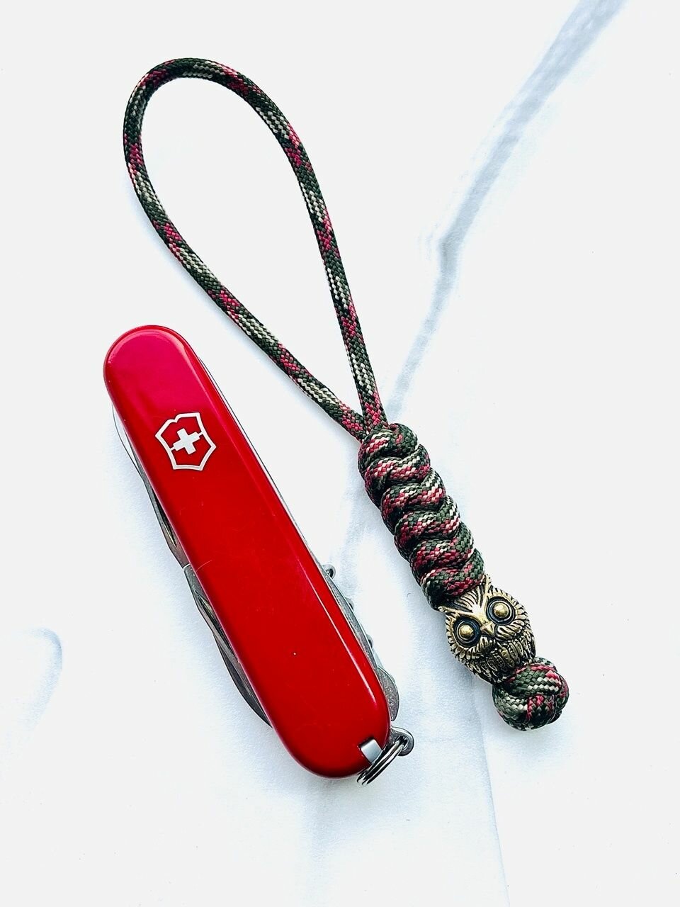 Темляк брелок для ножа "Сова"