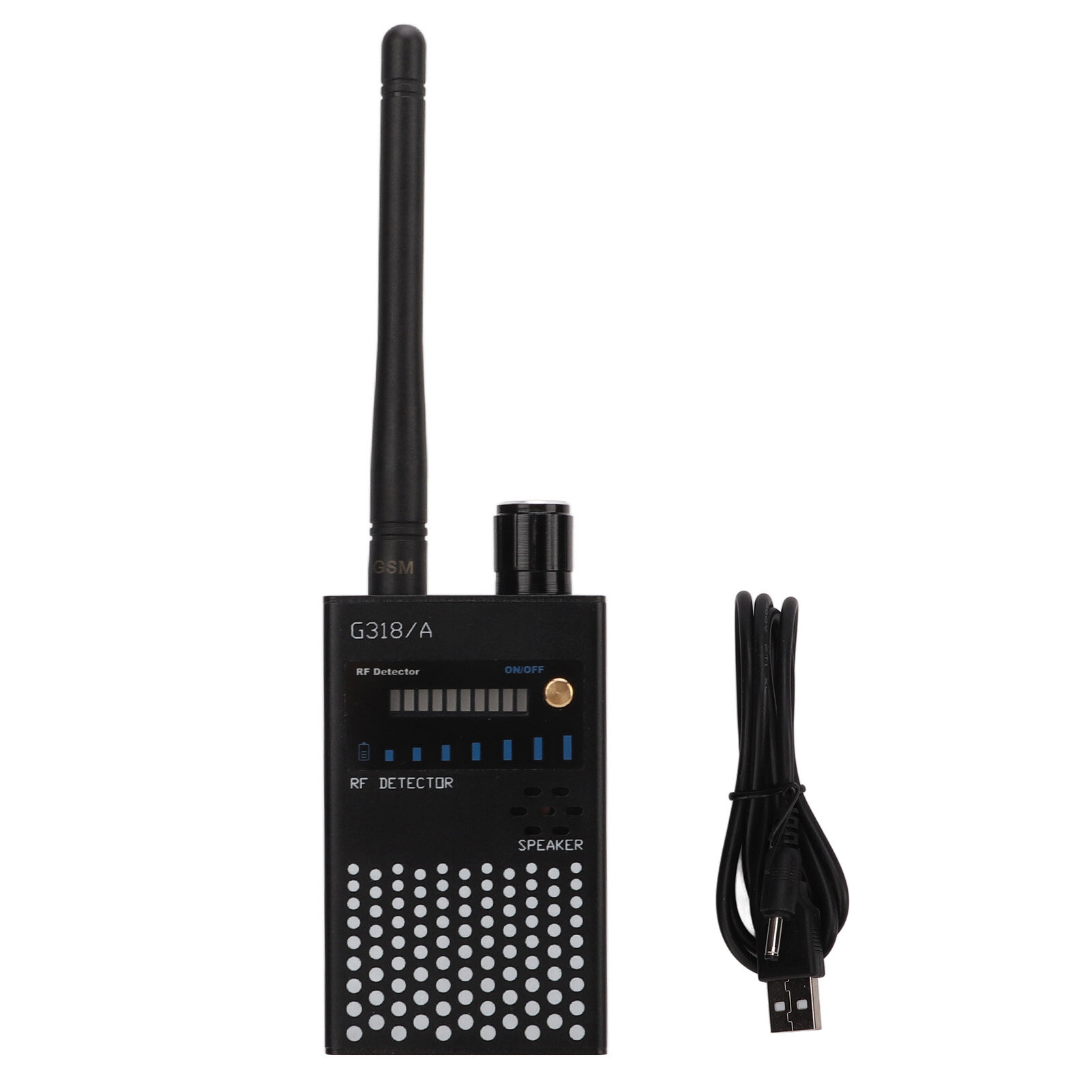 Портативный детектор камер и GPS-локатор. Беспроводной сканер радиочастотных сигналов, со светодиодным индикатором заряда.