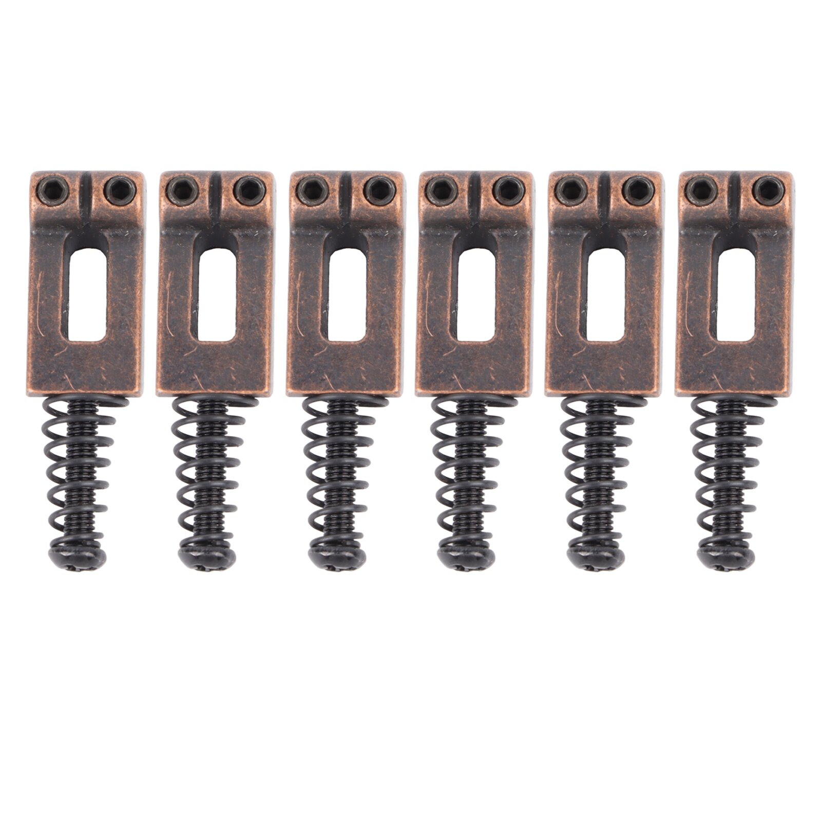 6 шт. Седла для электрогитары из цинкового сплава, винты для настройки струн, аксессуары для седла.