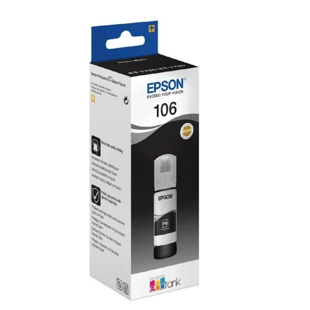 Чернила C13T00R140, Чёрный (Black)