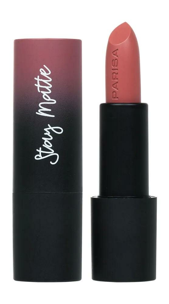 Помада для губ Parisa Cosmetics матовая Stay Matte тон 08, Гранатовый сок