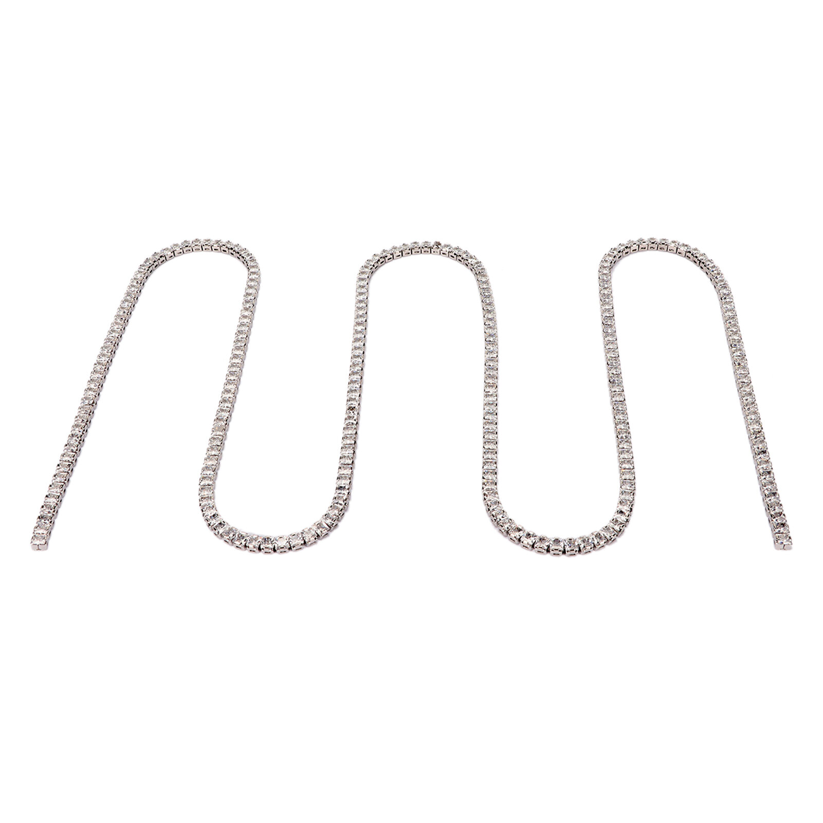 Цепочка-коготь со стразами, длина 3,28 фута, 4 мм, отделка цепочки из стразов своими руками для украшения чехлов для телефонов, одежды