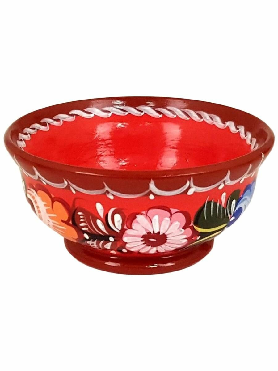 Шкатулка, Универсальная емкость, Розеточка 40х90-6, Городецкая роспись, ручная авторская работа