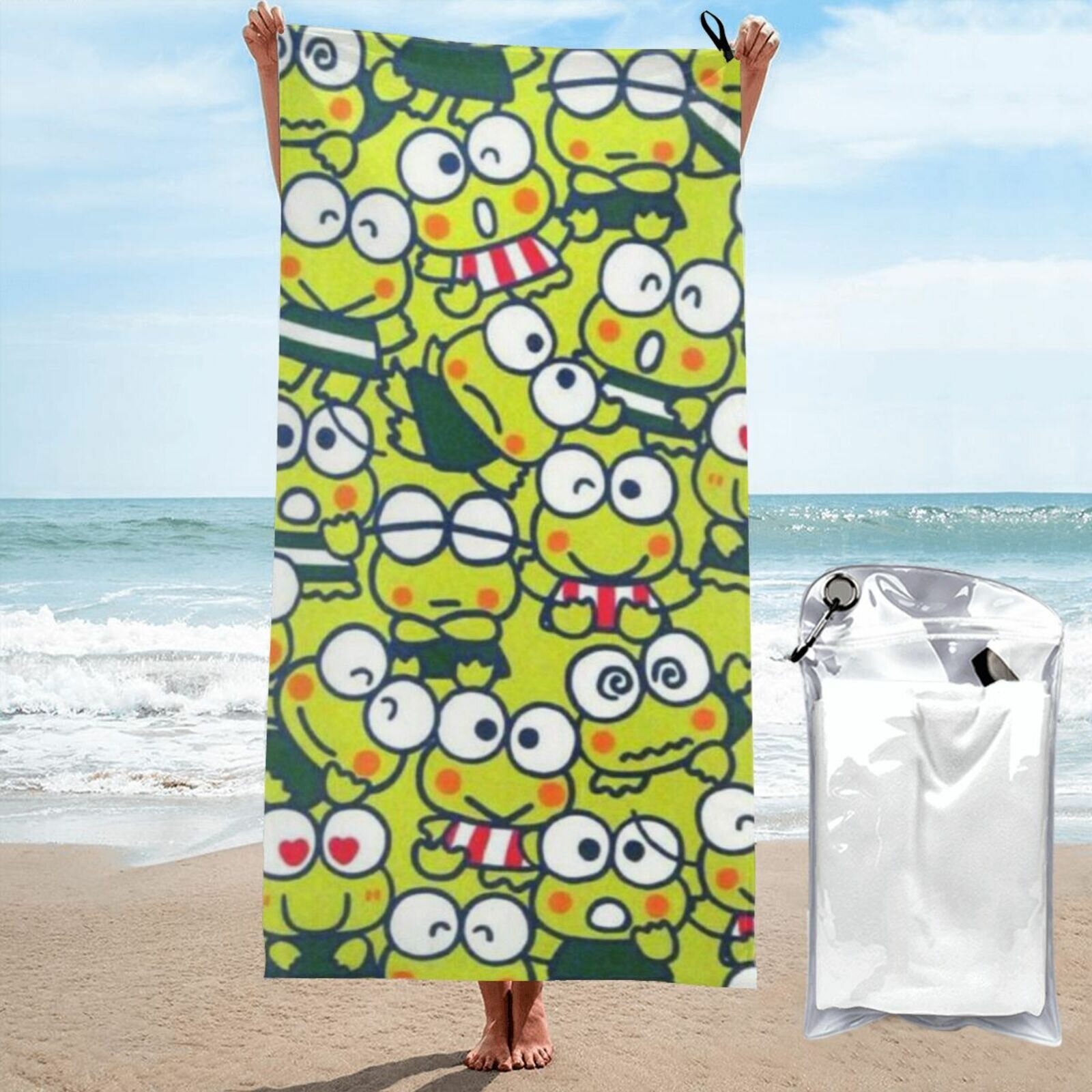 Быстровысыхающее полотенце Kero Keroppi