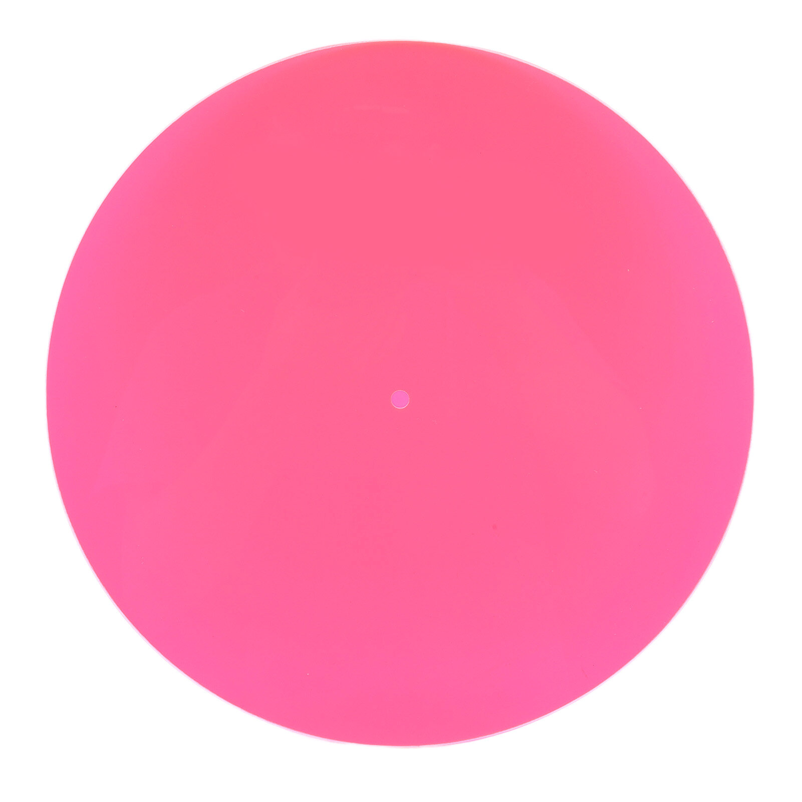 Акриловый коврик для проигрывателя виниловых пластинок, слипмат, шумопоглощающий, прозрачный, розовый, для проигрывателя 12 дюймов.