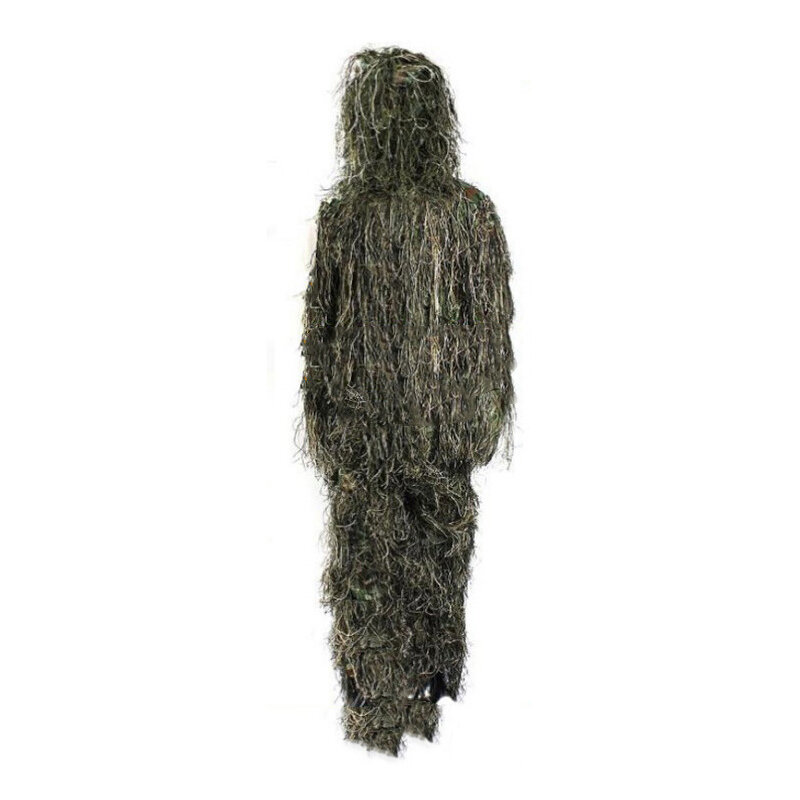 Детский камуфляжный костюм Ghillie для снайпера, камуфляжный костюм для джунглей, одежда для охоты, 1,1–1,3 м/43,3–51,2 дюйма