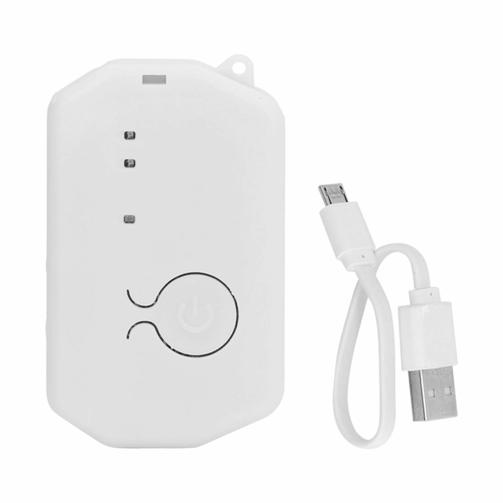 Перезаряжаемый напоминание о внутривенном введении с 5 различными звуковыми сигналами, USB-ночник, белый.