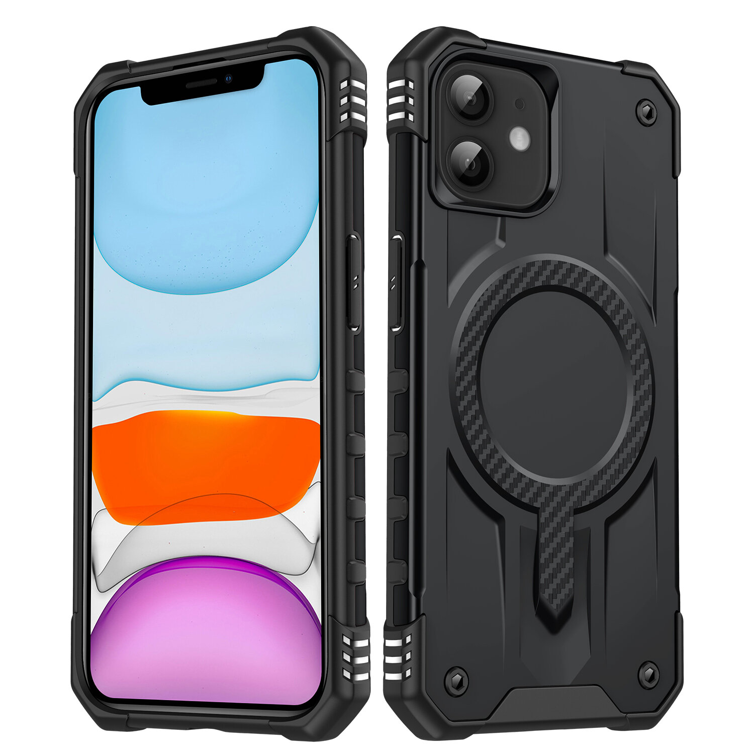 Чехол для iPhone 11 Starship Black с поддержкой MagSafe