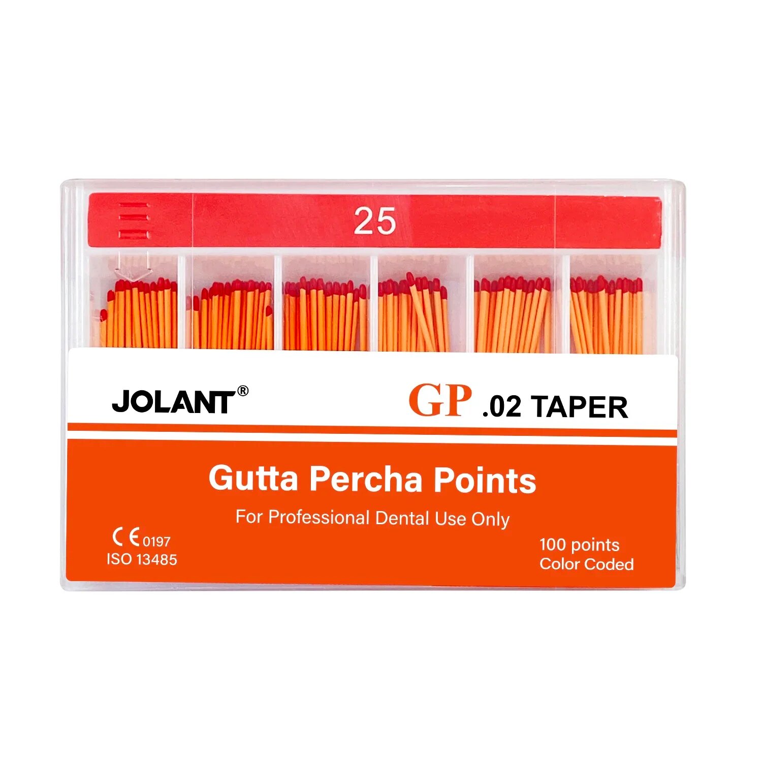 Gutta Percha Points JOLANT GP .02 Taper, 25 шт