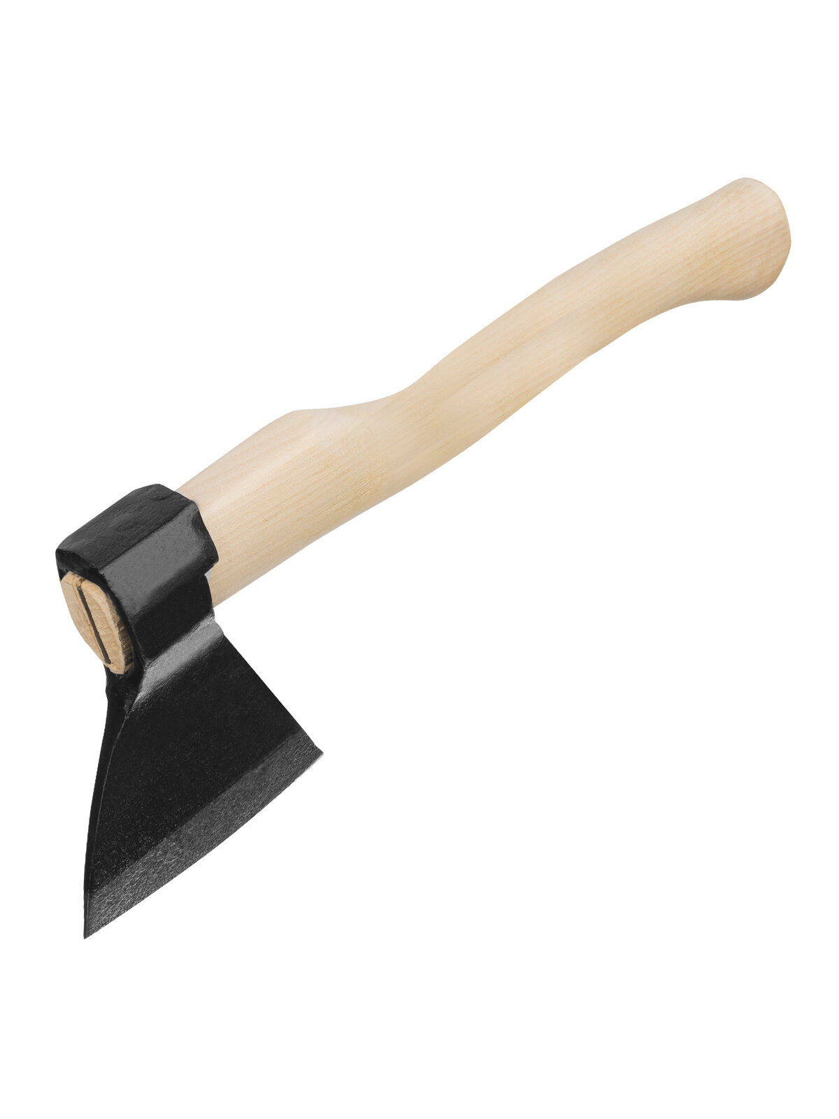 Топор кованый в сборе, 840/1070 г, деревянное топорище, 400 мм, Б, (Ижевск) 21672