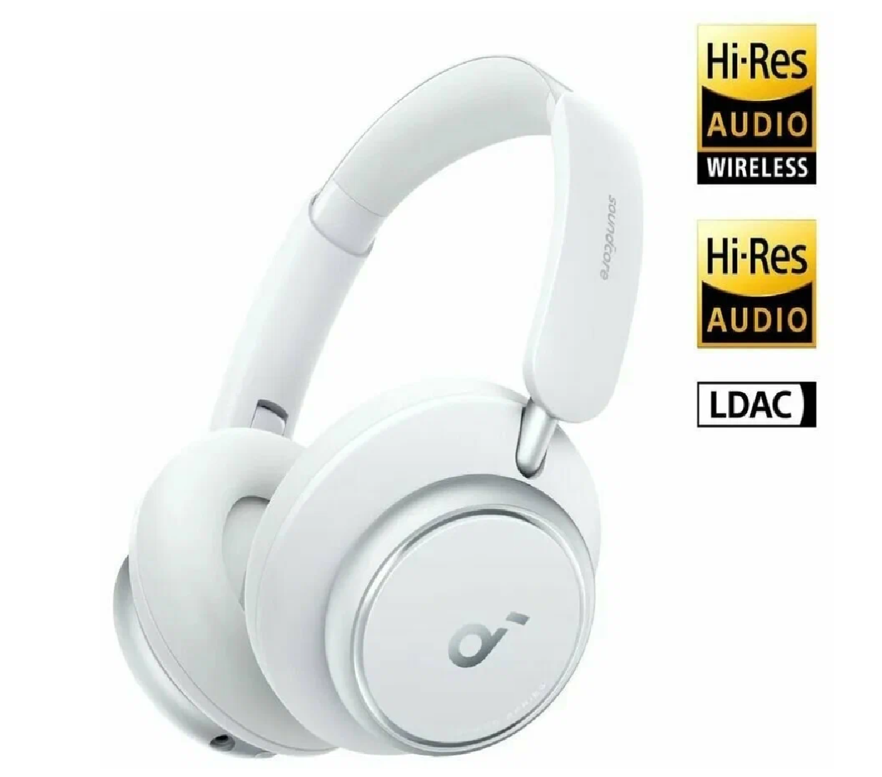 Беспроводные наушники с активным шумоподавлением Soundcore by Anker Space Q45 - Белые (A3040P21)