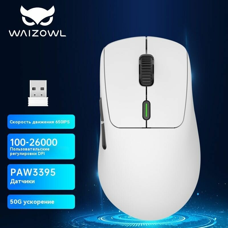 Беспроводная мышь Waizowl OGM Pro PAW3395