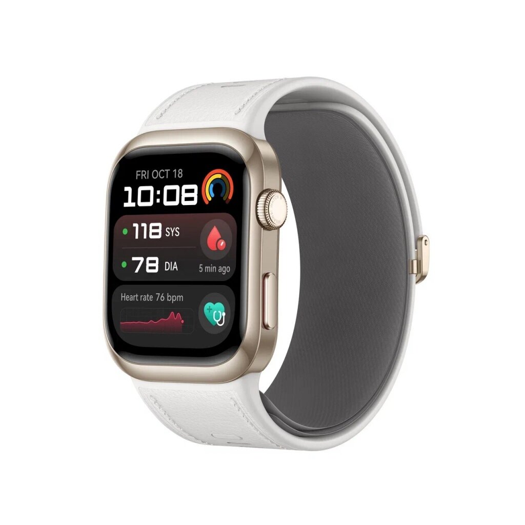 Умные часы Huawei Watch D2, LCA-B11, Leather White/Gold (Белый/Золотой)