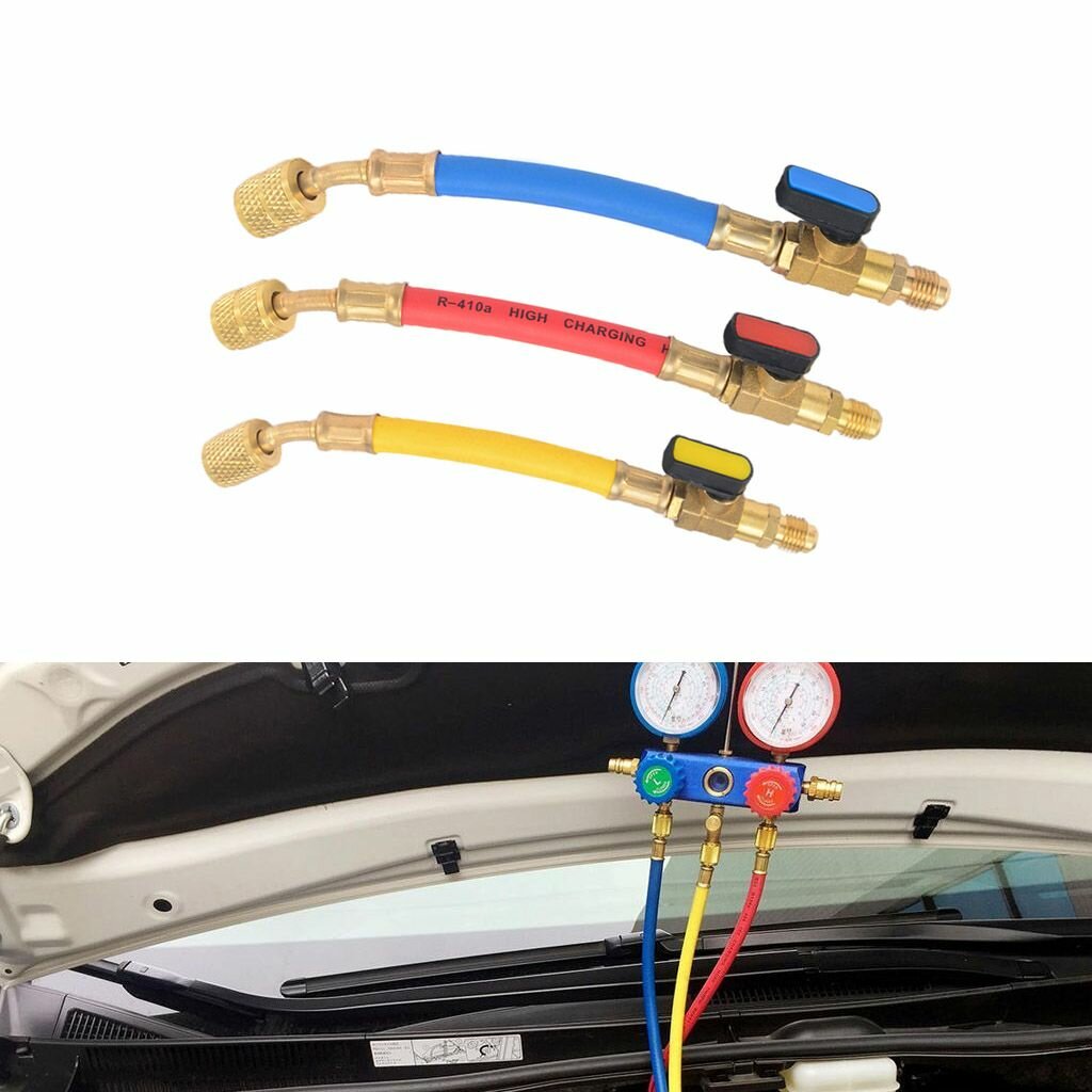 Комплект шлангов для заправки кондиционера 1/4"/5/16"