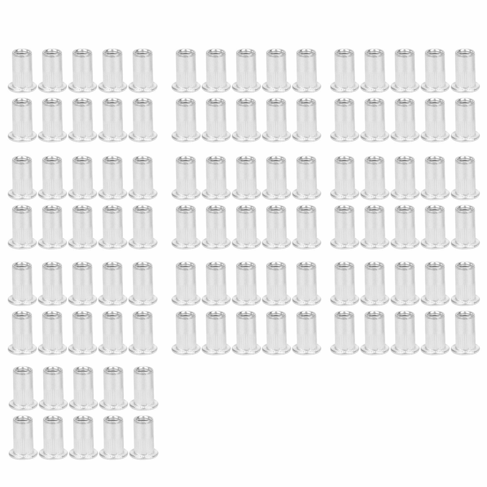 100 шт. глухая гайка-закл. nutserts, алюм. вставки для гайки-закл. M5, резьба для гайки-закл.