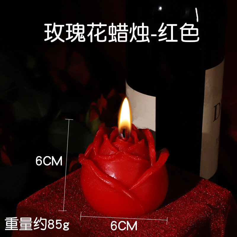 Цзюай низкотемпературная свеча sm пара игра пара воск капает пион роза свеча в форме сердца роза ароматерапия