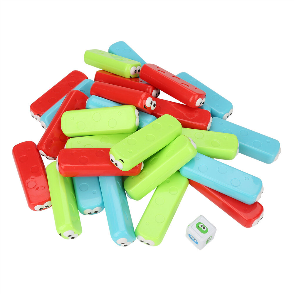 Детская развивающая игра Башня : 30 кубиков для строительства