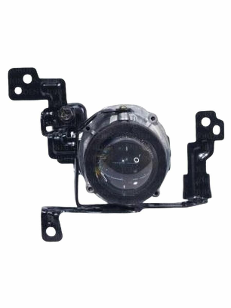 Фара противотуманная AKRADO, для Hyundai Solaris, левая, передняя, черная