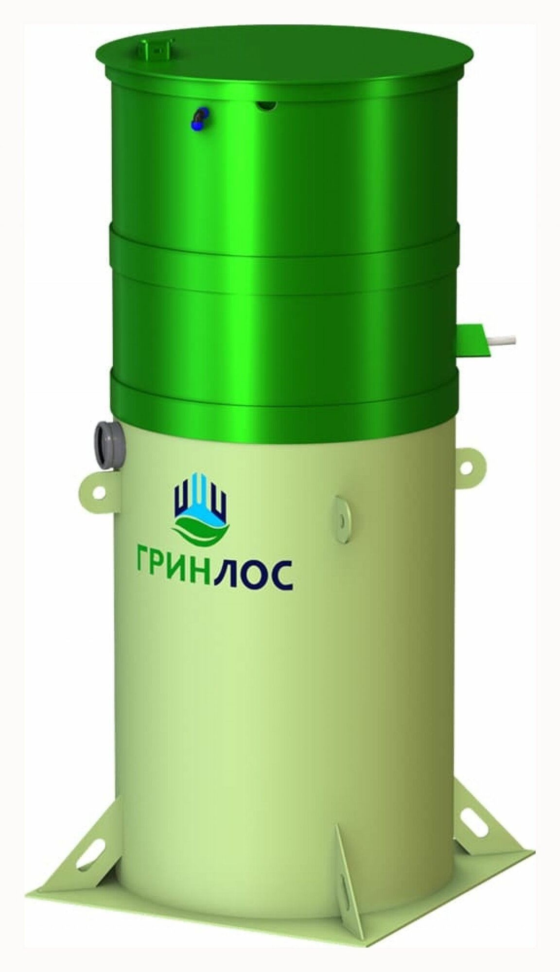 Септик для дома Гринлос Аэро Лайт 4 Пр Миди (0.8 м3/сут, с насосом, на 4 человек)