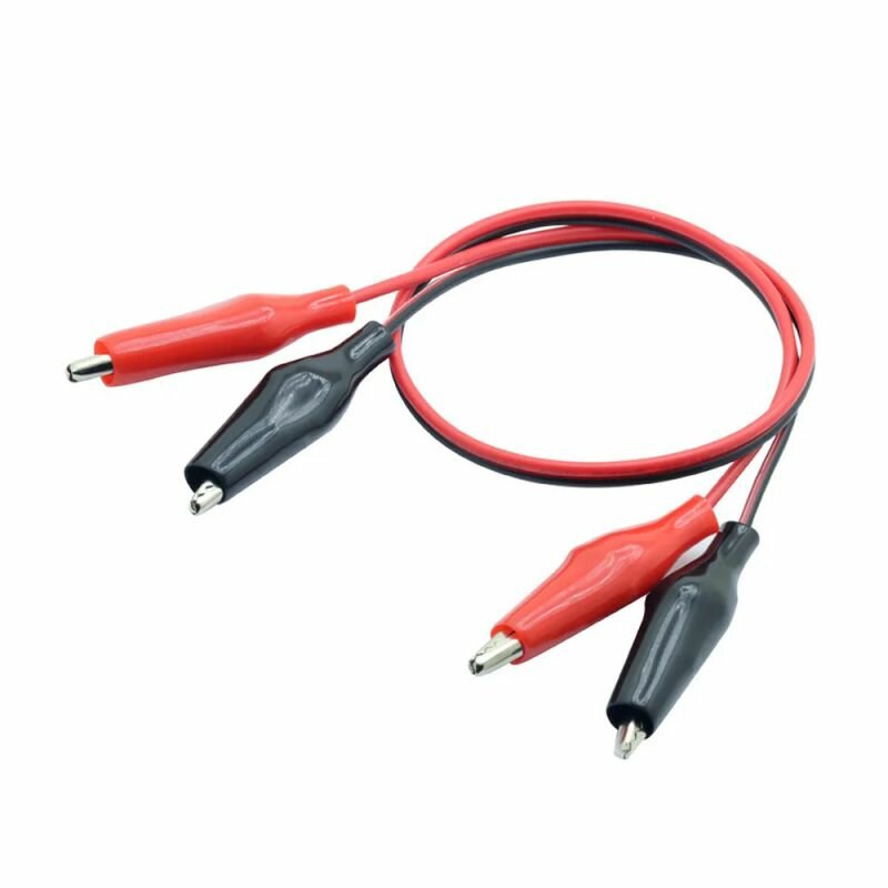 1 шт. индивидуальный кабель типа «крокодил» с двойными красными и черными зажимами, кабель типа «крокодил», соединительный провод типа «крокодил», тестовые провода