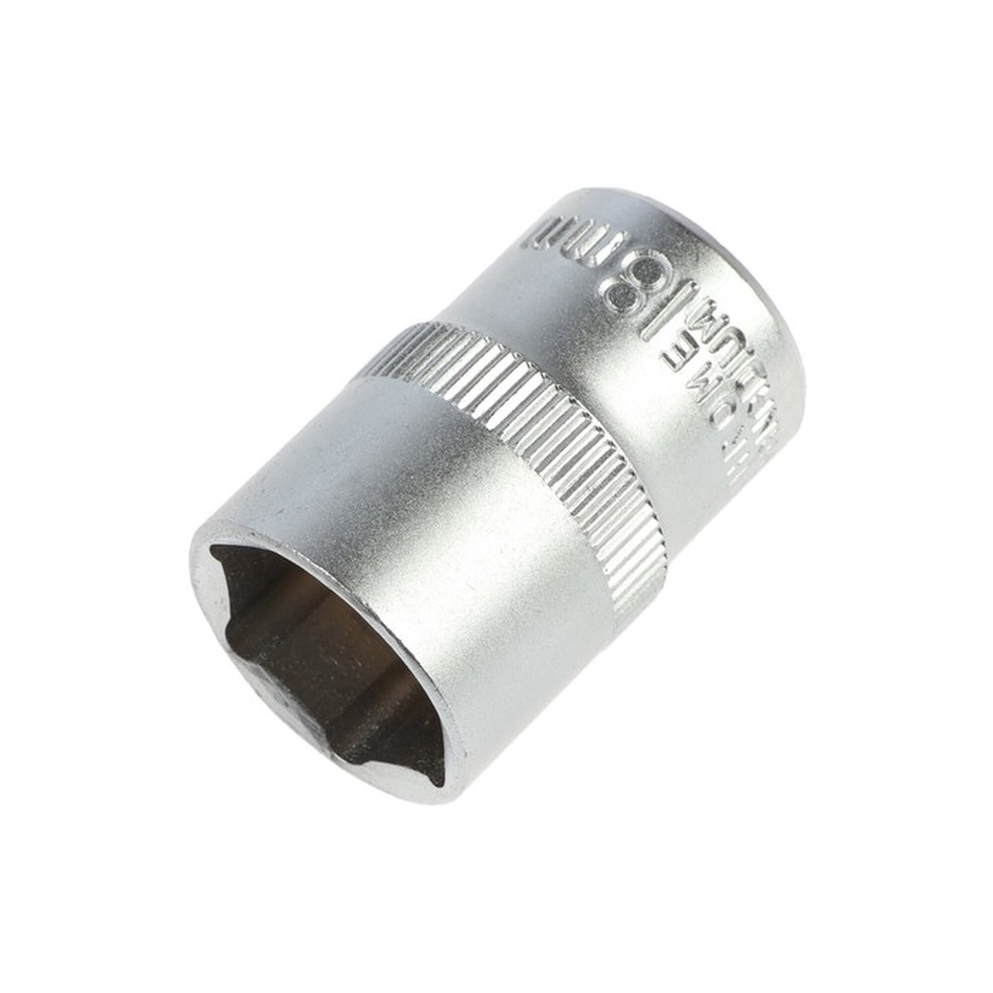 Головка торцевая шестигранная тундра, под квадрат 1/2", 18 мм, CrV 1123556