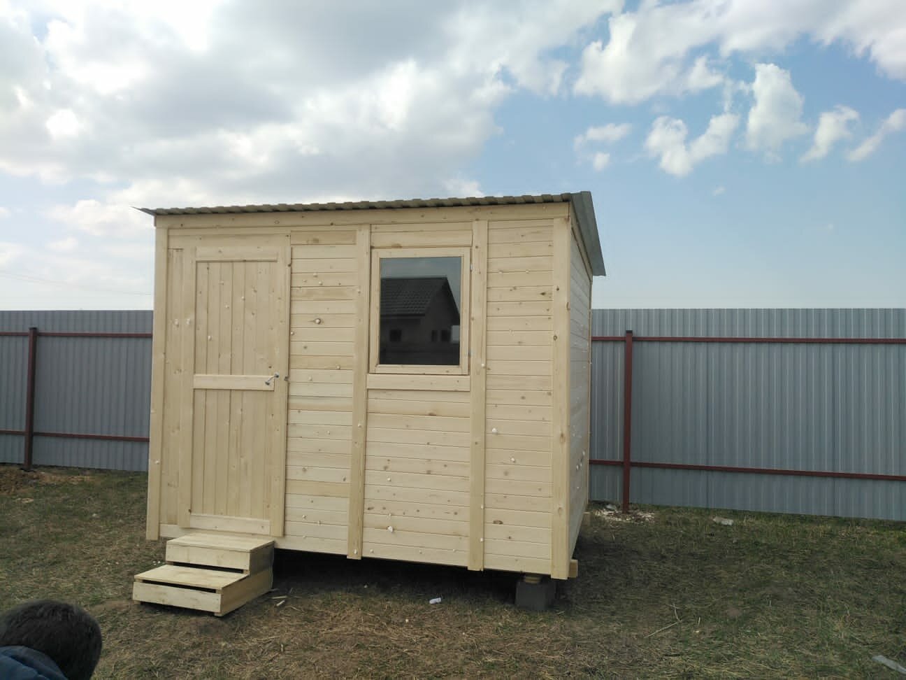 Бытовка дачная 3х2.3м утепленная, пароизоляция, отделка вагонка