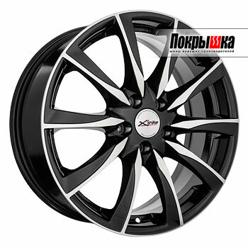 Диски литые X`trike X-120M (BK/FP) 7.0х17/5х114.3 D66.6 ET37.0