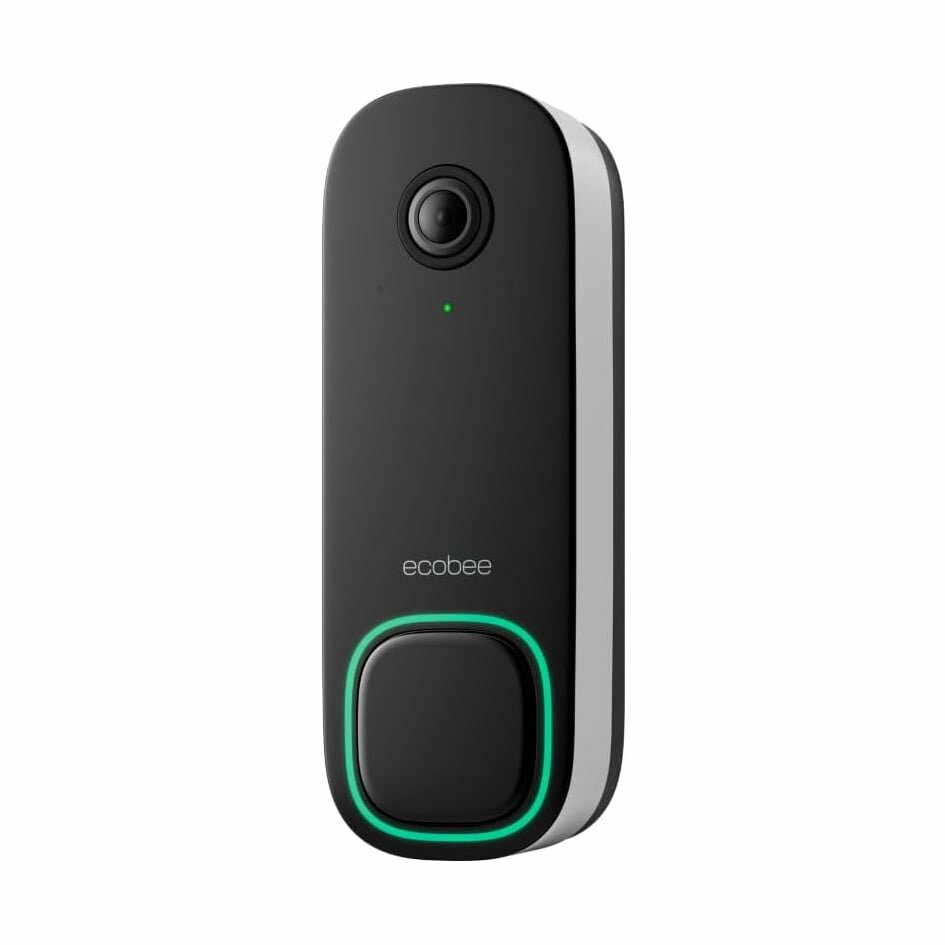 Умный видеозвонок Ecobee Smart DoorbellCamera wired Apple HomeKit черный (EB-CAMSDB-01)