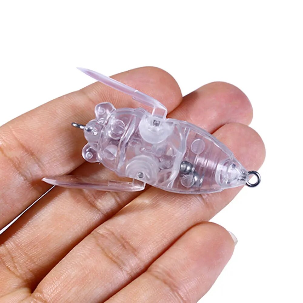 10 шт. неокрашенных блесен HENGJIA 4 см, Цвет: 10PCS