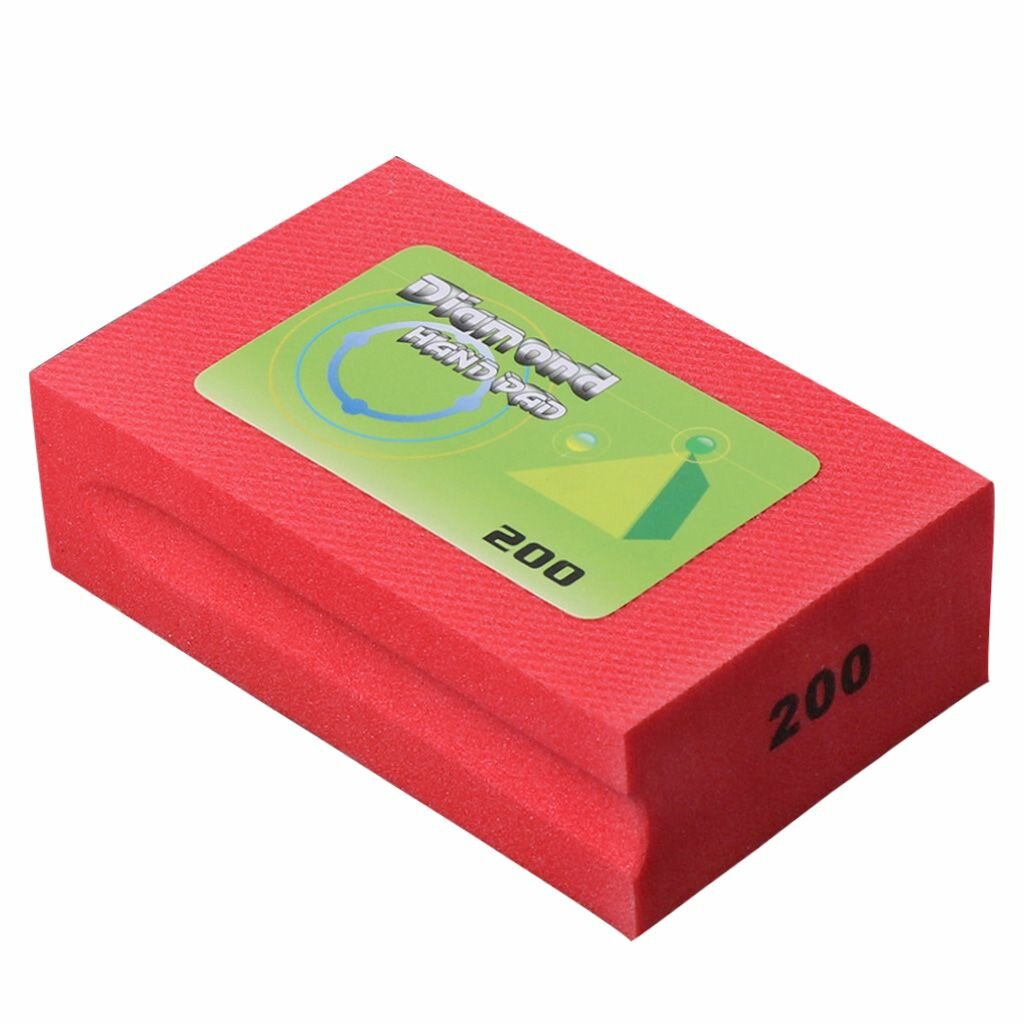 (1 шт.) Ручной алмазный шлифовальный блок из смолы ZL-37C-200#