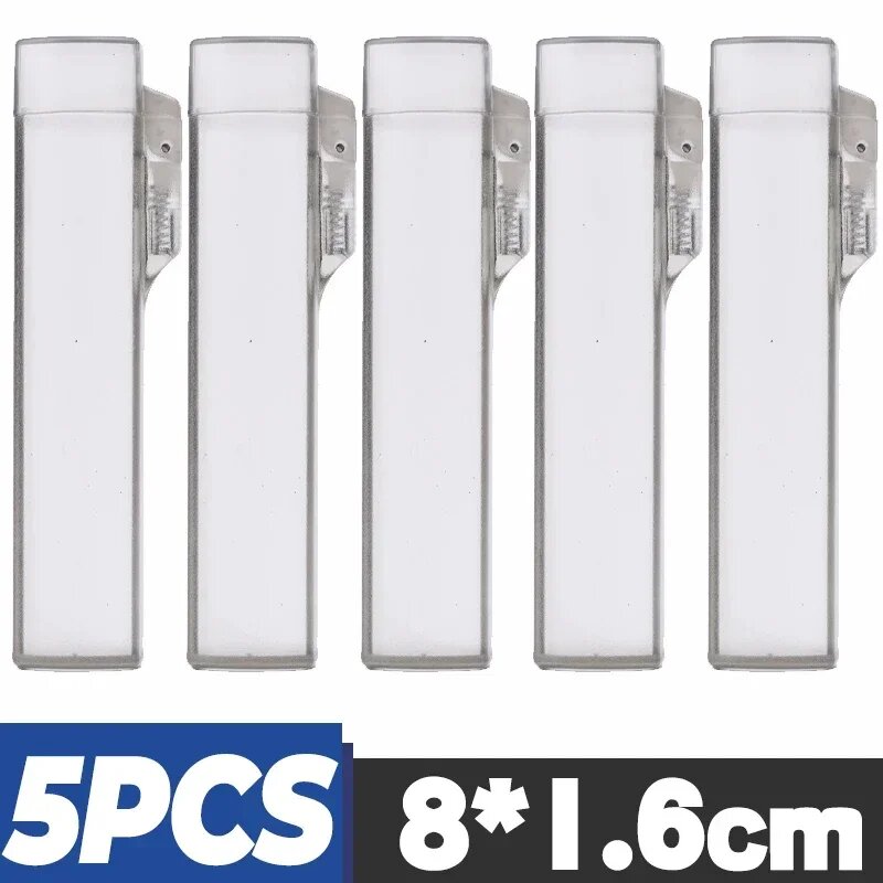 Портативный пластиковый держатель для зубочисток серый 5PCS