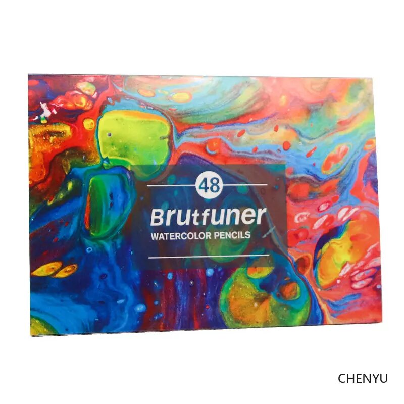 Brutfuner Watercolor 48 цветов, цветные карандаши