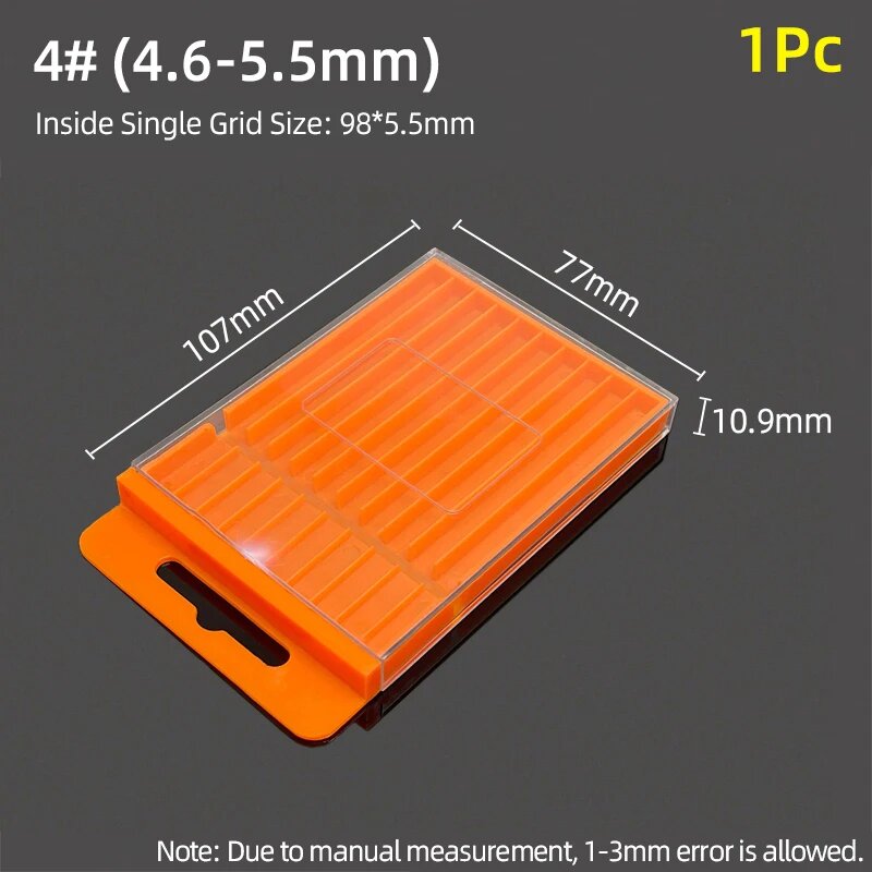 Ящик для хранения сверл 4# (4.6-5.5mm), 1шт
