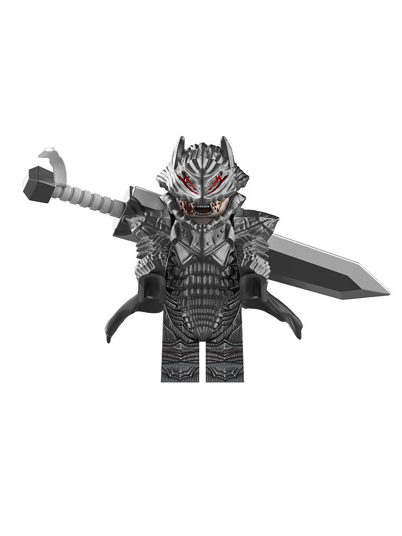 Фигурок минифигурки (совместим с лего), Young Animal-Аниме Berserk/ Guts+War Wolf