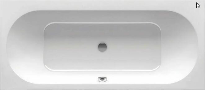 Акриловая ванна Ravak City C921300000 без опоры 180x80 см, пристенная, белая