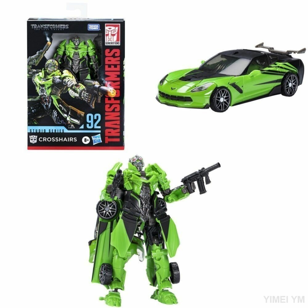 Трансформеры Hasbro Игрушка Studio Series SS92 Deluxe Transformers: The Last Knight Crosshairs 4.5inch (11.5cm) F3165