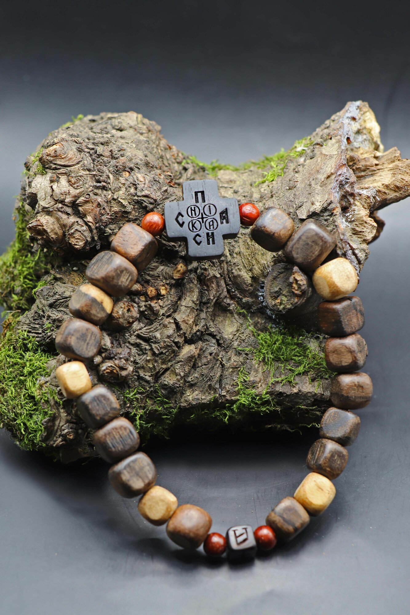 Четки-браслет деревянные - гренадил, зирикот, падук, граб