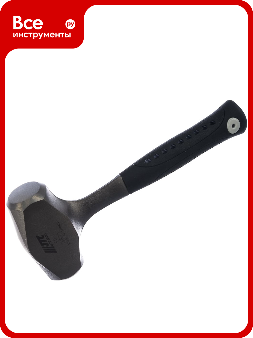 Кувалда JTC 279 мм 1/4/12-3411, металл, с матовой полировкой покрытия