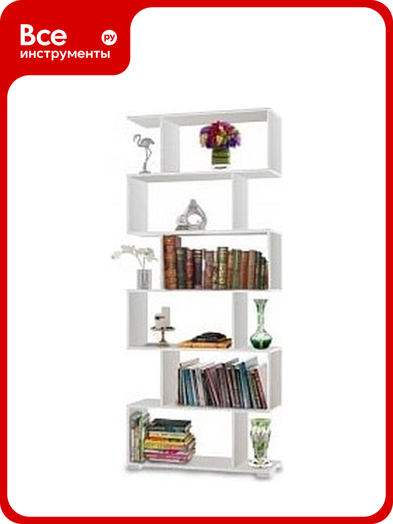 Стеллаж Венталл СТ-2 белый Арт Ven_00452, для работы или учебы