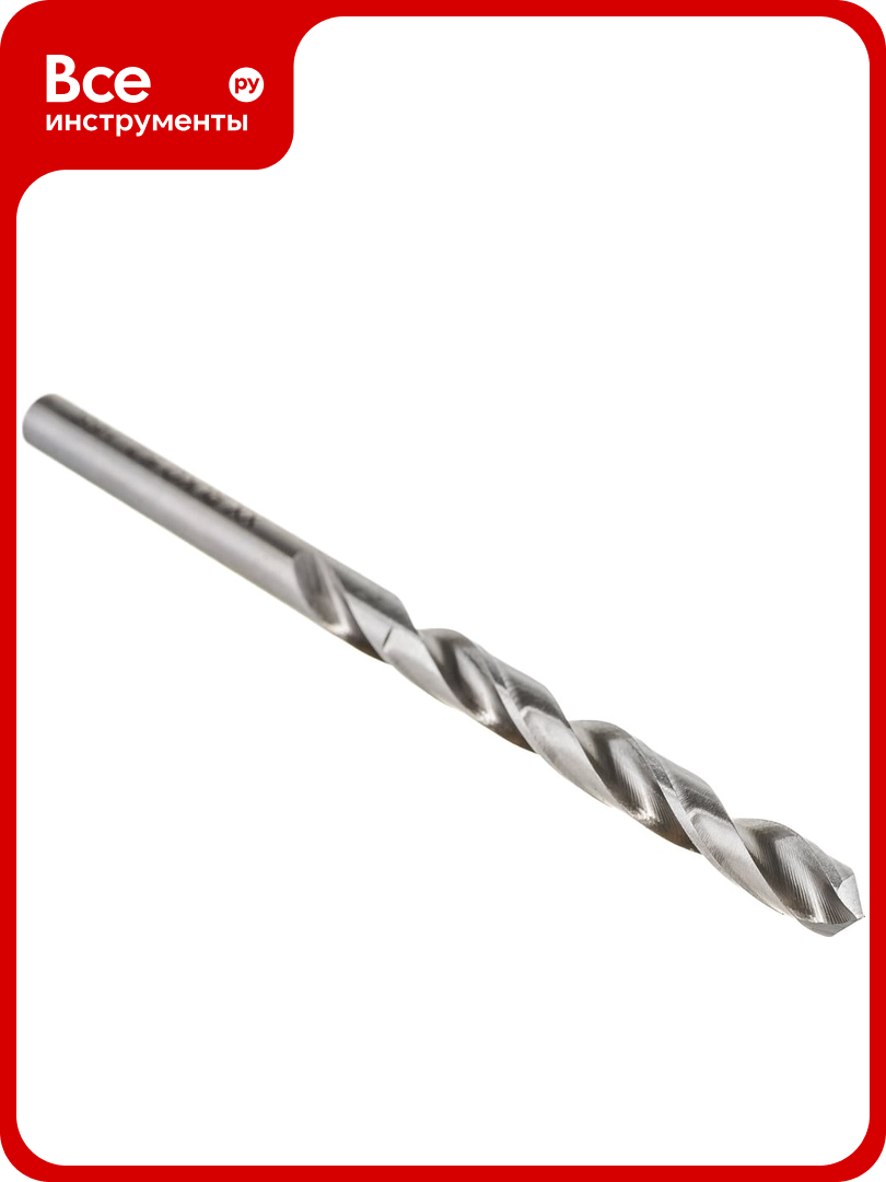 Сверло, HSS-G, по металлу HSS-G DIN 338 (5.2х86х52 мм) Ruko 214052, предназначено, обработки