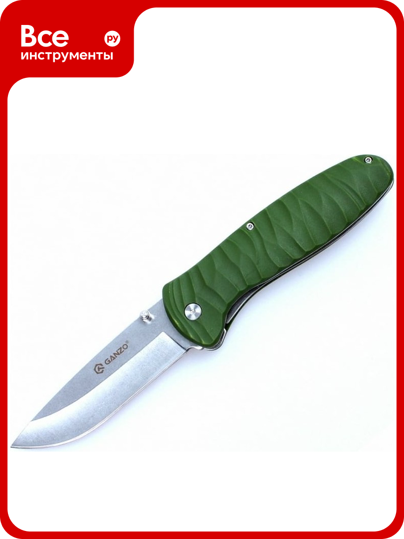 Нож Ganzo G6252-GR зеленый, туризма и путешествий